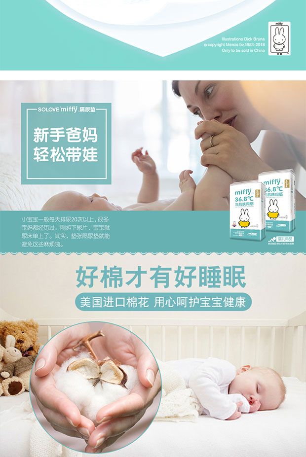 Miffy Baby Diaper Mat - Kids Paradise